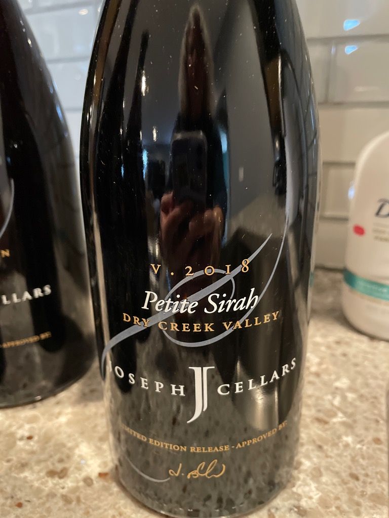 2017 Joseph Cellars Petite Sirah Limited Edition Dry Creek Valley, USA ...