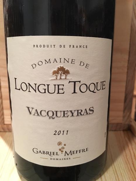 2012 Domaine de Longue Toque Vacqueyras, France, Rhône, Southern Rhône ...