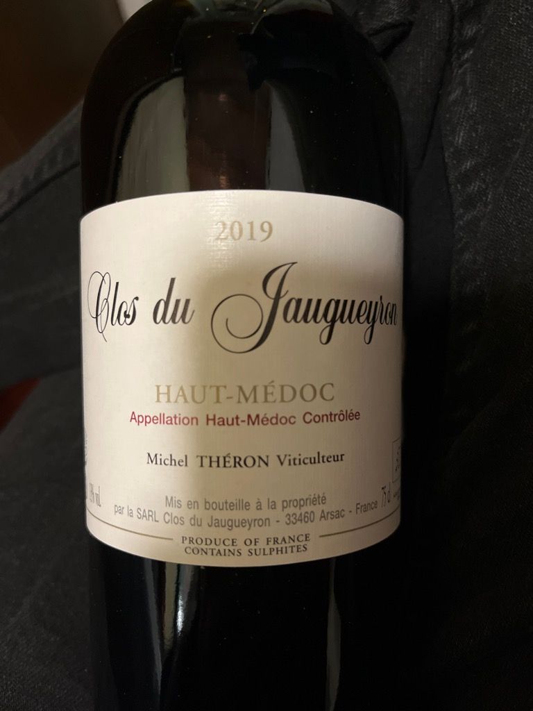 2019 Clos du Jaugueyron Haut-Médoc, France, Bordeaux, Médoc, Haut-Médoc ...