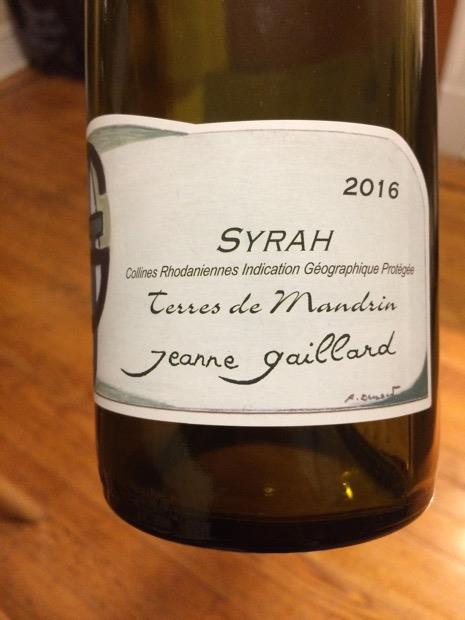 2016 Jeanne Gaillard Collines Rhodaniennes Terres de Mandrin, France ...