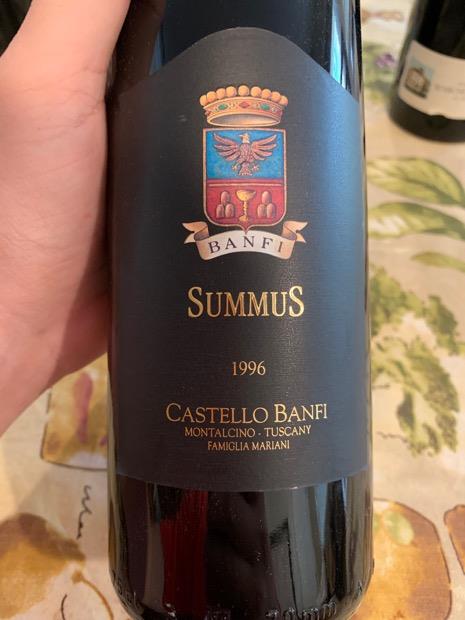 1996 Castello Banfi Summus, Italy, Tuscany, Montalcino, Sant' Antimo ...