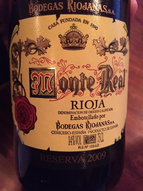 2009 Bodegas Riojanas Rioja Monte Real Reserva de Familia, Spain, La ...