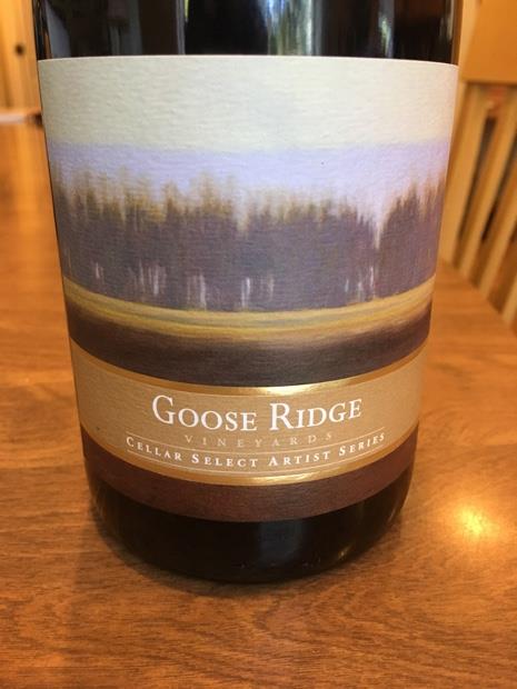 2014 Goose Ridge Vineyards Cellar Select Artist Series Row of Poplars ...