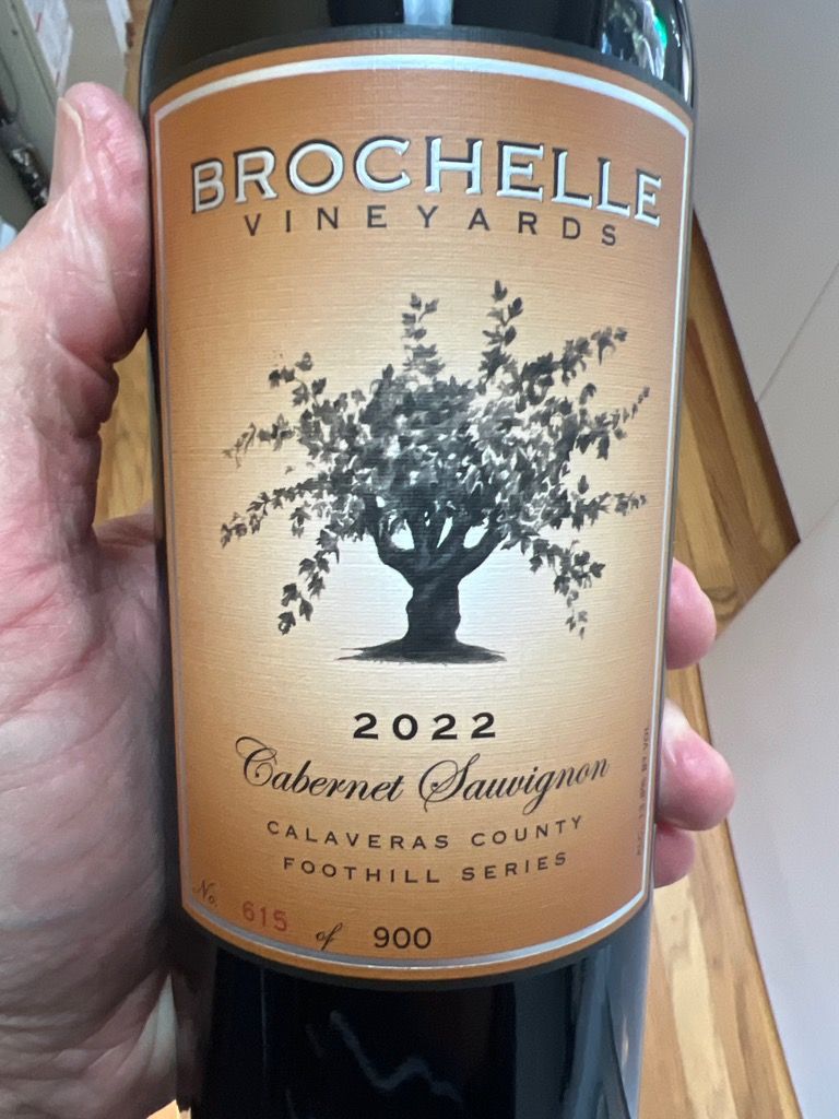 2022 Brochelle Vineyards Cabernet Sauvignon Foothill Series, USA ...