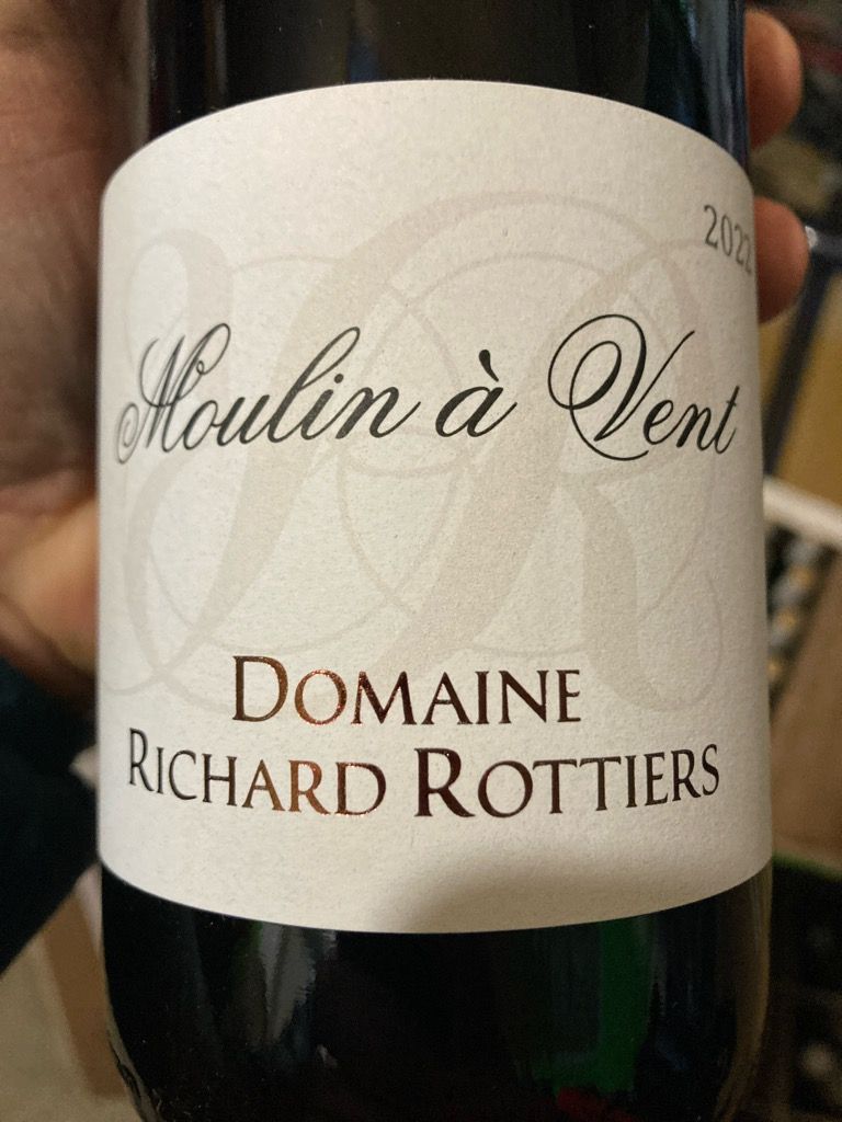 2022 Domaine Richard Rottiers Moulin-à-Vent Dernier Souffle, France ...