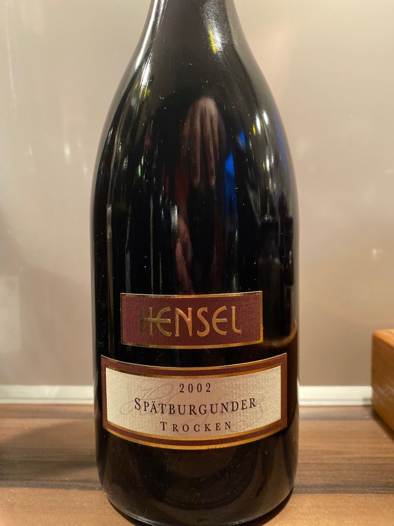 2002 Weingut Hensel Spätburgunder trocken, Germany, Pfalz - CellarTracker