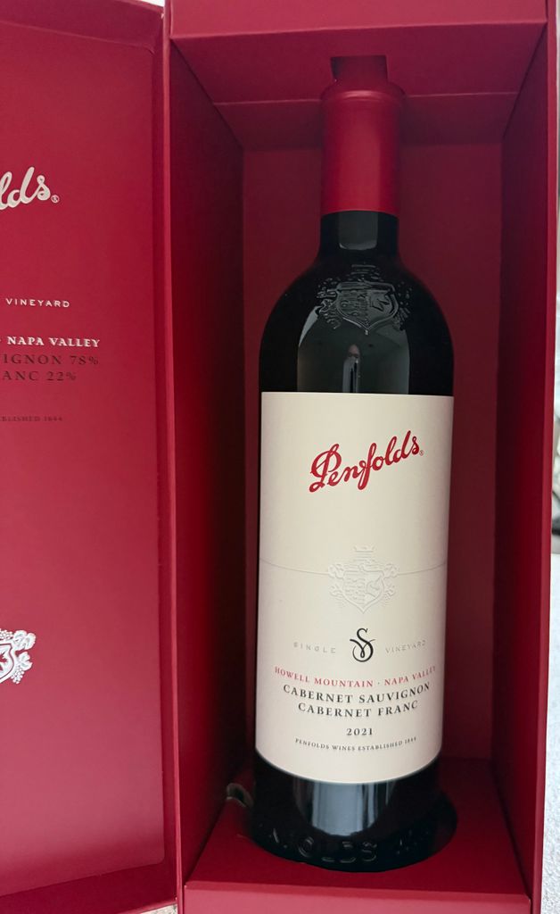 2021 Penfolds Cabernet Sauvignon Cabernet Franc Howell Mountain, USA ...