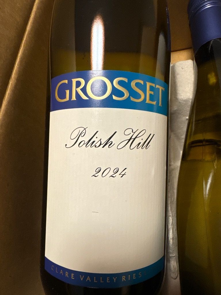 2024 Grosset Riesling Polish Hill Clare Valley, Australia, South Australia, Mount Lofty Ranges ...