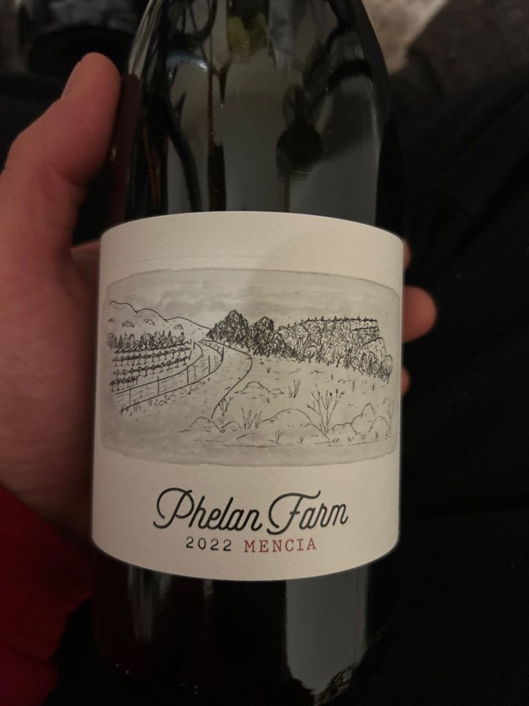 2022 Phelan Farm (Rajat Parr) Mencía, USA, California, Central Coast ...