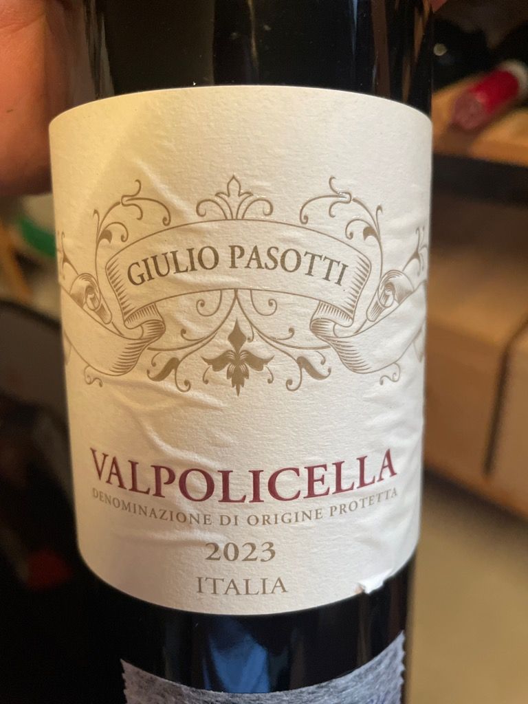 2023 Giulio Pasotti Valpolicella, Italy, Veneto, Valpolicella ...