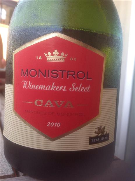 2010 Marqués de Monistrol Cava Winemaker's Select, Spain, Cava ...