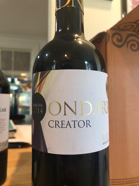 2015 Bodegas Ondarre Rioja Creator, Spain, La Rioja, Rioja - CellarTracker