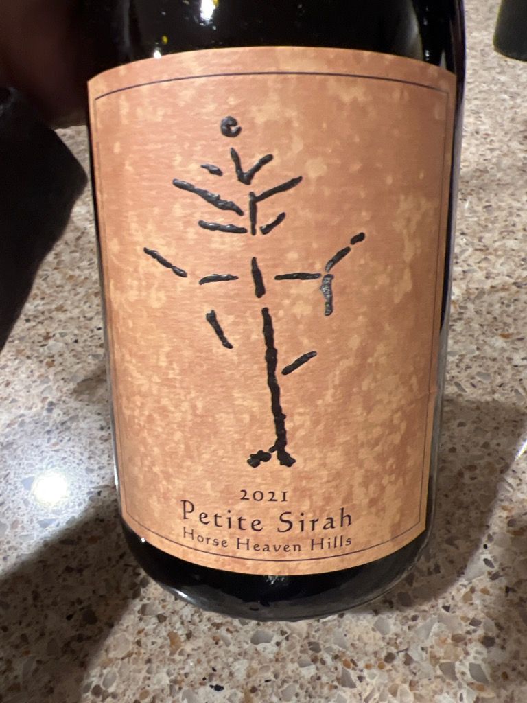 2021 Cascade Cliffs Petite Sirah, USA, Washington, Columbia Valley ...