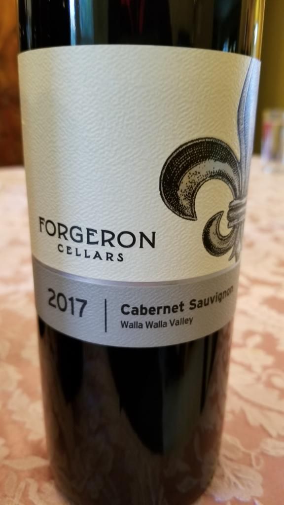 2017 Forgeron Cellars Cabernet Sauvignon, USA, Washington, Columbia ...