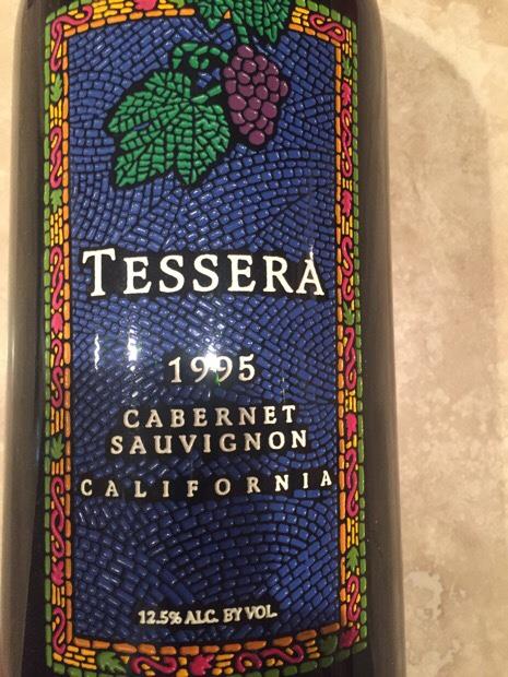 1995 Tessera Cabernet Sauvignon, USA, California - CellarTracker