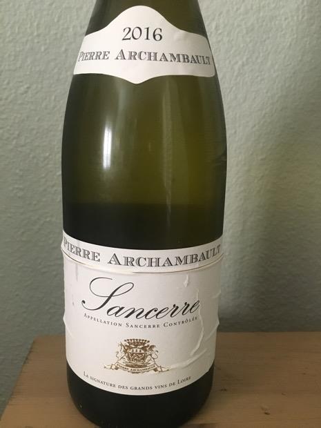 2016 Pierre Archambault Sancerre, France, Loire Valley, Upper Loire ...