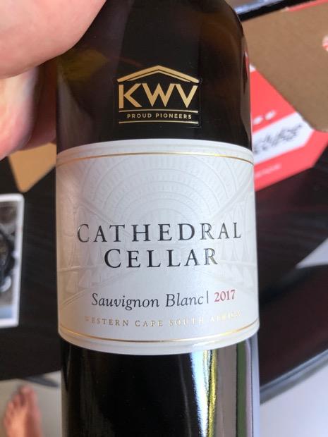 2017 KWV Sauvignon Blanc Cathedral Cellar, South Africa, Coastal Region ...