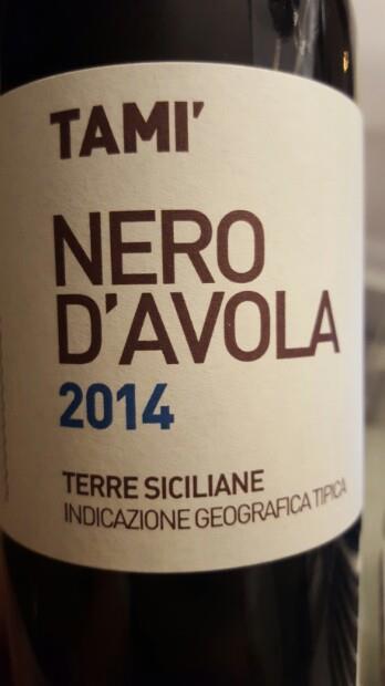 2014 Tami' Nero d'Avola, Italy, Sicily, Sicilia - CellarTracker