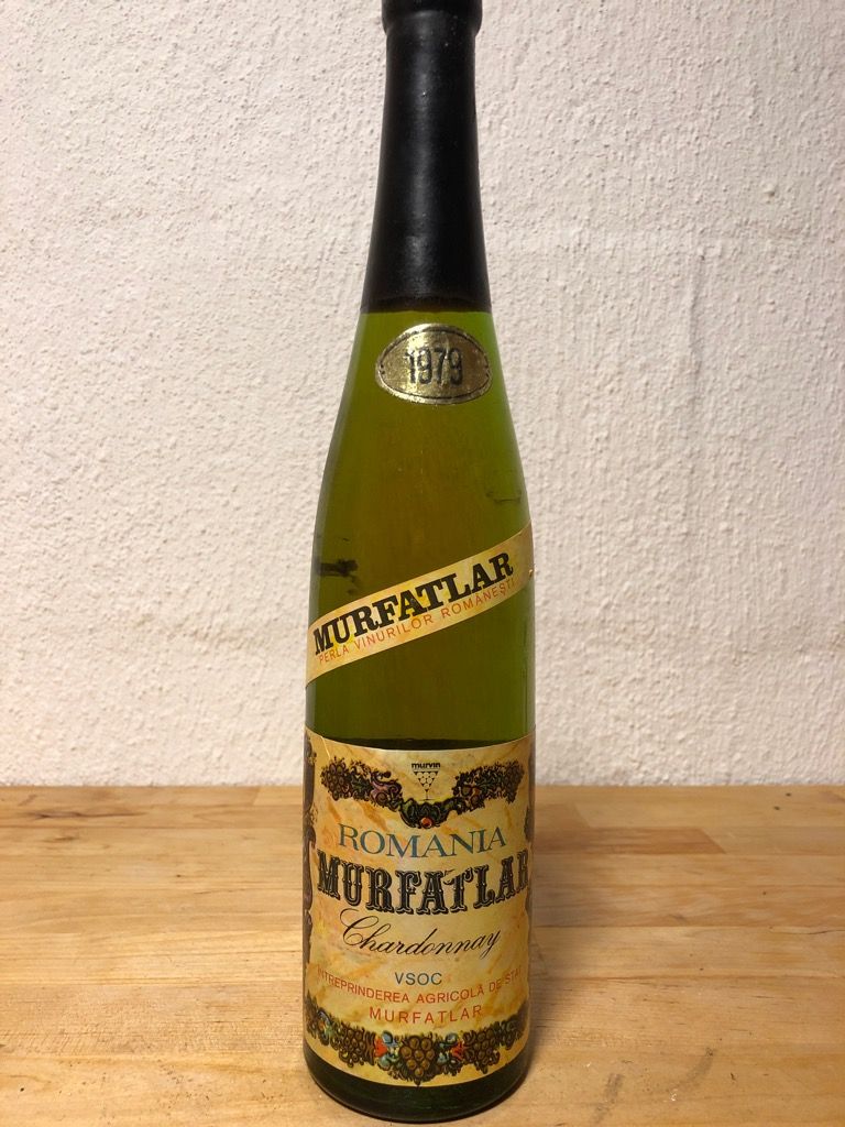 1978 Murfatlar Chardonnay, Romania, Dobrogei, Murfatlar, Colinele ...