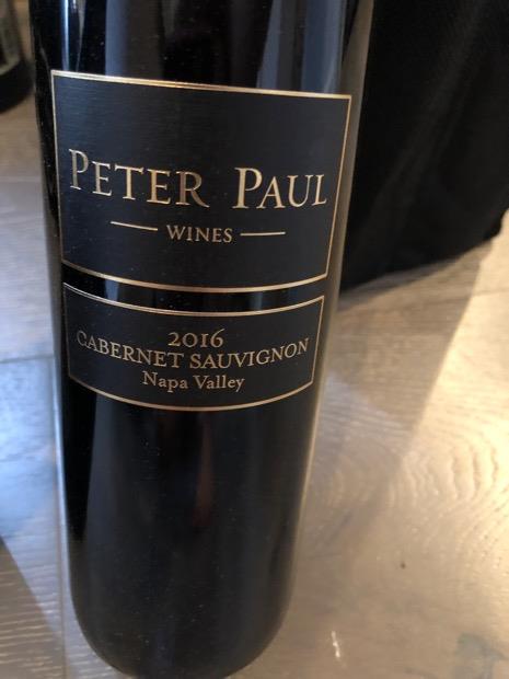 2016 Peter Paul Wines Cabernet Sauvignon, USA, California, Napa Valley ...
