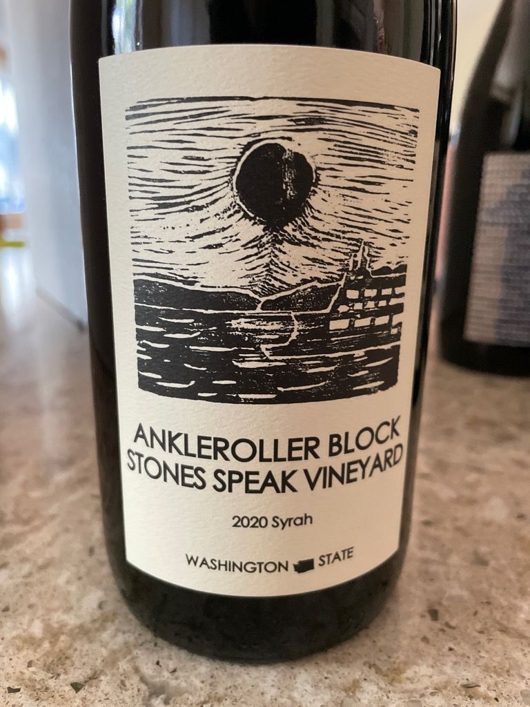 2020 Block Wines Syrah Ankleroller Block Stones Speak Vineyard, USA ...