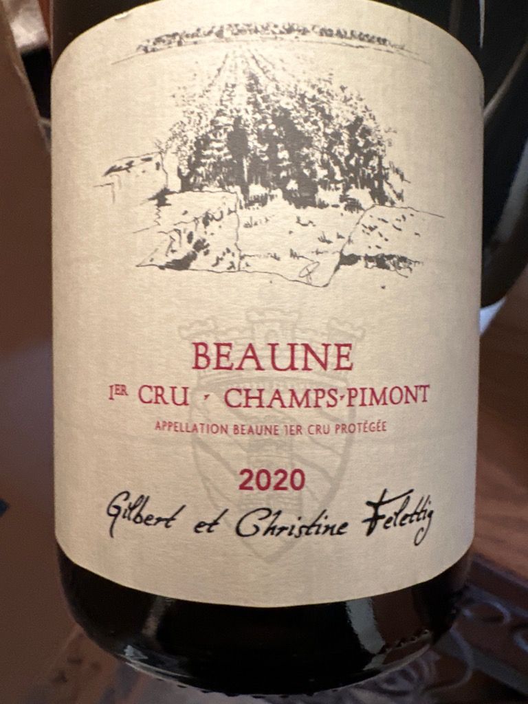 2023 Gilbert et Christine Felettig Beaune 1er Cru Champs Pimont, France ...