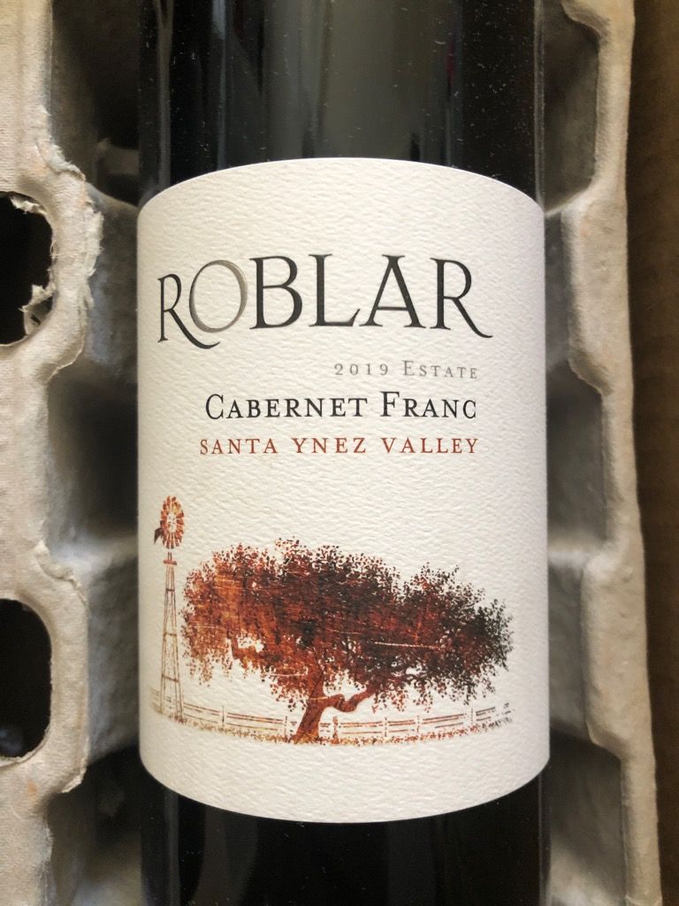 2019 Roblar Cabernet Franc, USA, California, Central Coast, Santa Ynez ...