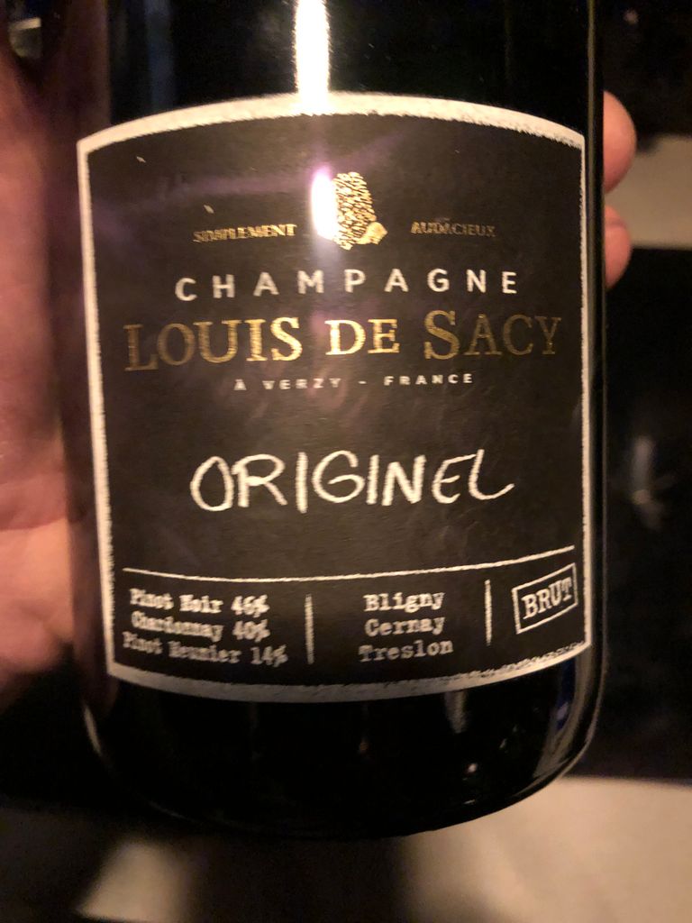 NV Louis de Sacy Champagne Brut Originel, France, Champagne - CellarTracker