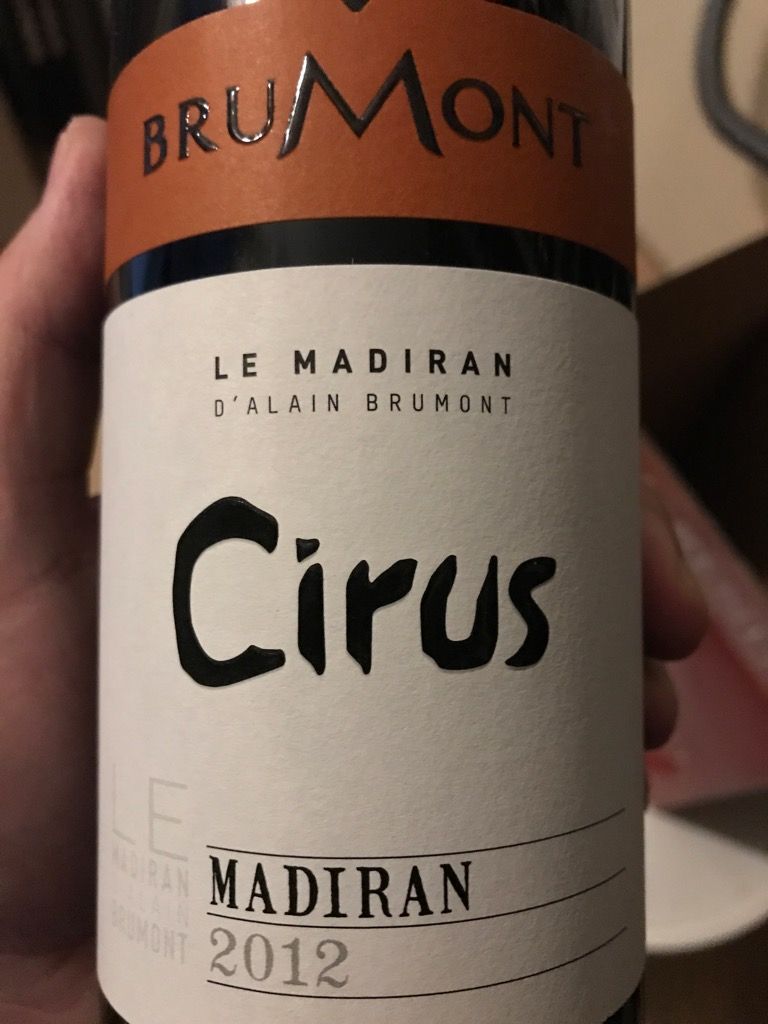 2012 Alain Brumont Madiran Cirus, France, Southwest France, Madiran ...