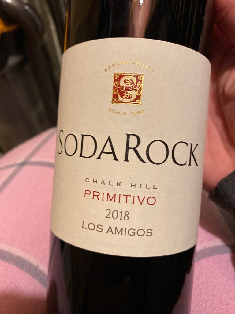 2018 Soda Rock Winery Primitivo Los Amigos, USA, California, Sonoma ...
