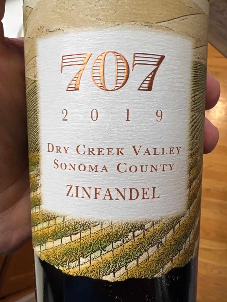 2019 Area Code Zinfandel 707, USA, California, Sonoma County, Alexander ...