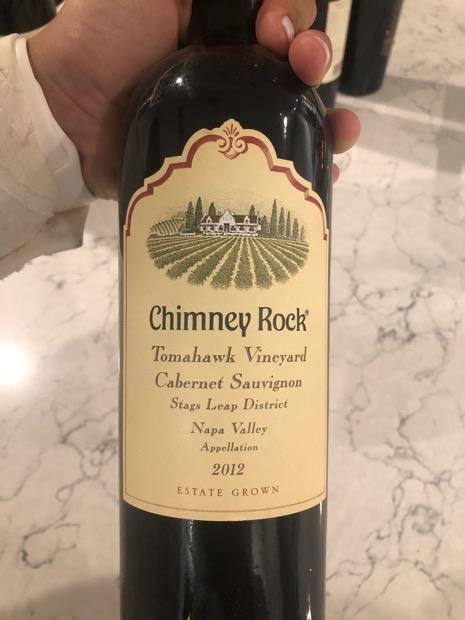 2012 Chimney Rock Cabernet Sauvignon Clone 7 Tomahawk Vineyard, USA ...