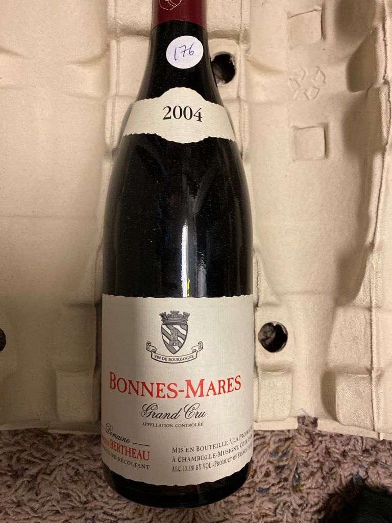 2004 Domaine Bertheau (Pierre et François) Bonnes Mares, France ...