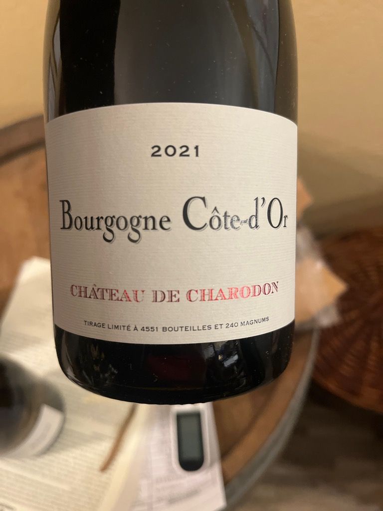2020 Château de Charodon Bourgogne Côte d'Or, France, Burgundy ...