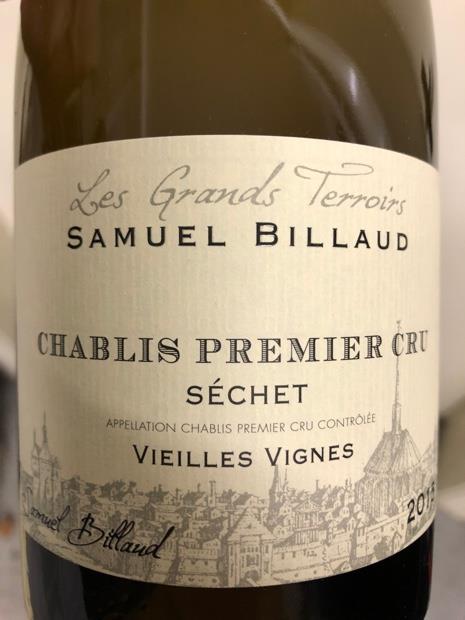 2015 Samuel Billaud Chablis 1er Cru Séchet Vieilles Vignes, France ...