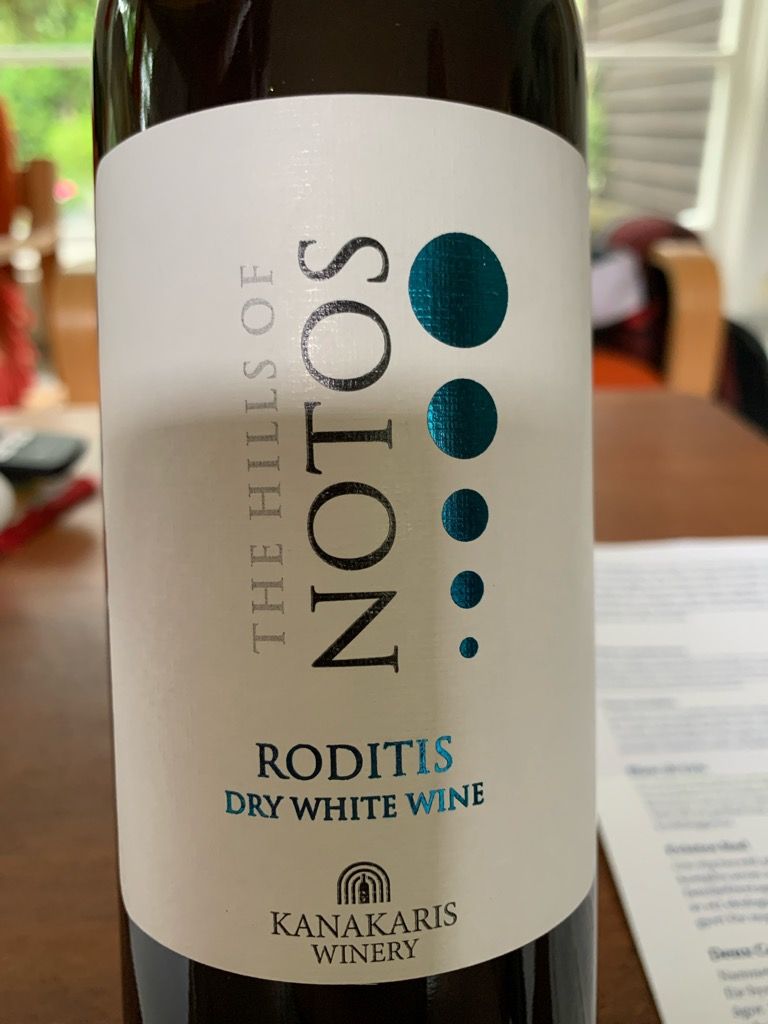 2023 Kanakaris Roditis The Hills of Notos, Greece - CellarTracker