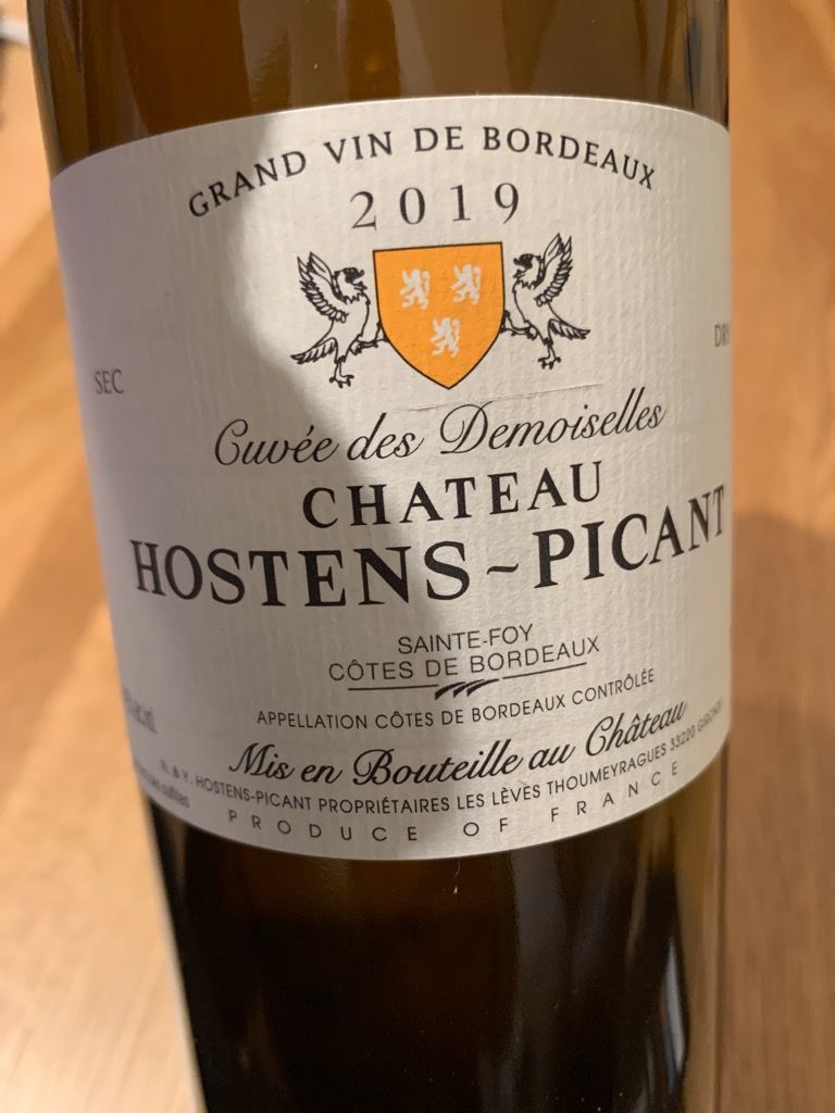 2019 Château Hostens-Picant Cuvée des Demoiselles, France, Bordeaux ...