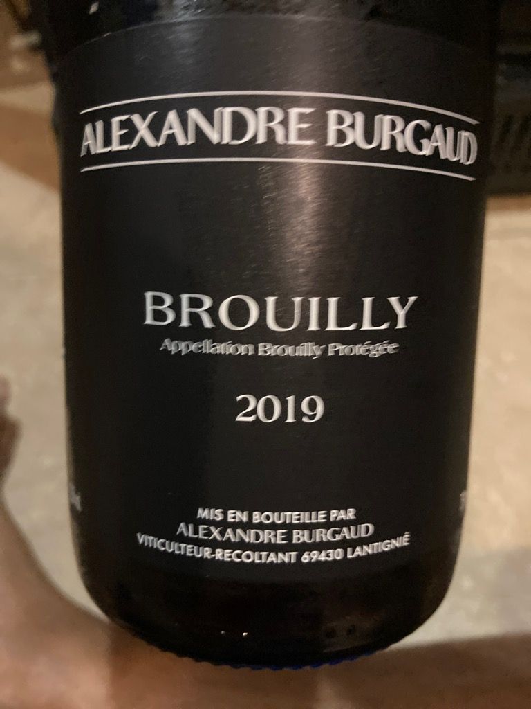 2020 Alexandre Burgaud Brouilly, France, Burgundy, Beaujolais, Brouilly ...