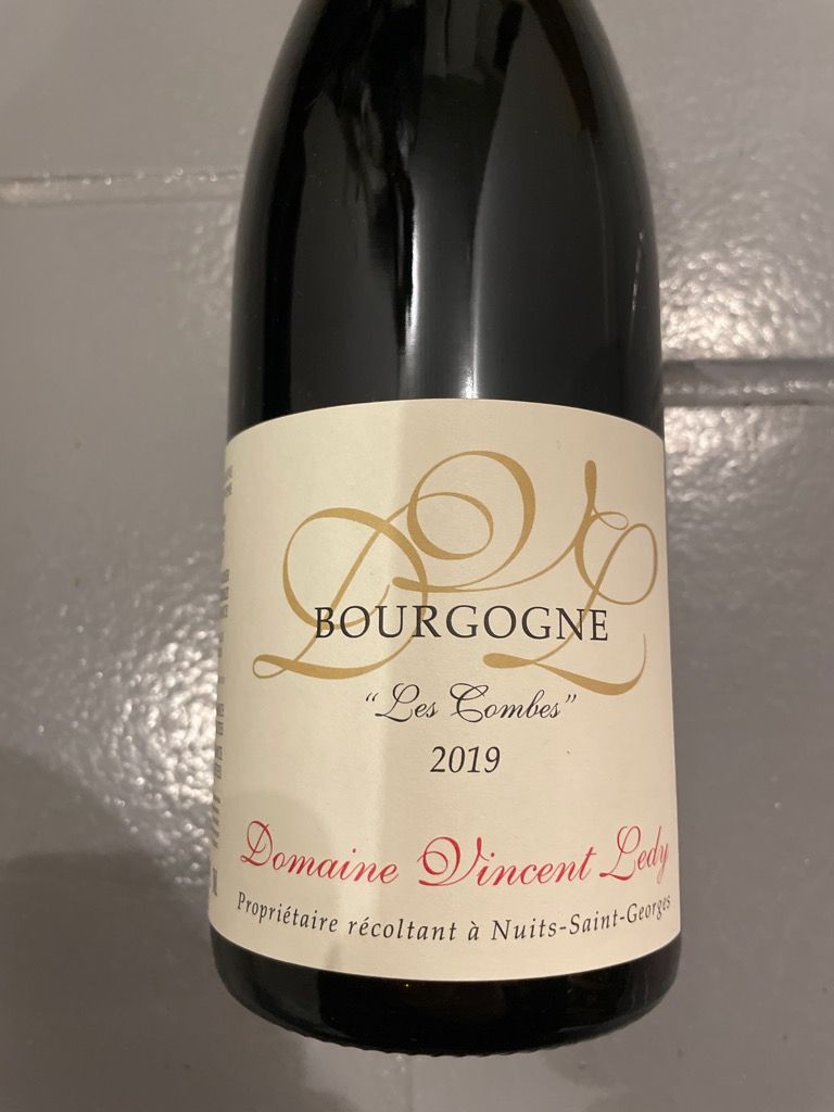 2020 Vincent Ledy Bourgogne "Les Combes", France, Burgundy, Bourgogne ...