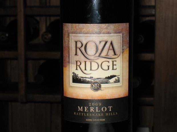 2009 Roza Ridge Merlot, USA, Washington, Columbia Valley, Rattlesnake ...