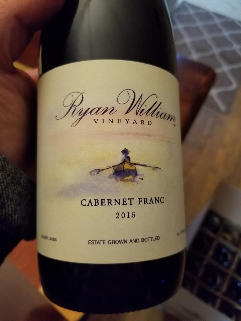 2017 Ryan William Vineyard Cabernet Franc Ryan William Vineyard, USA ...