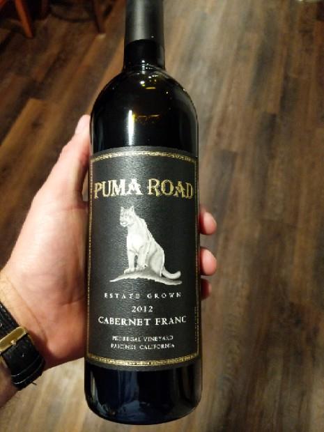2016 Puma Road Cabernet Franc Estate Pedregal Vineyard, USA, California ...