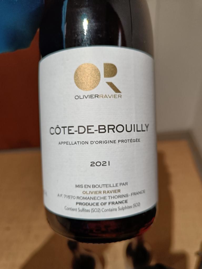 2021 Olivier Ravier Brouilly, France, Burgundy, Beaujolais, Brouilly ...