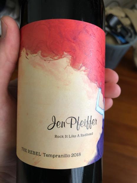 2018 Jen Pfeiffer Tempranillo The Rebel, Australia, Victoria, Central ...