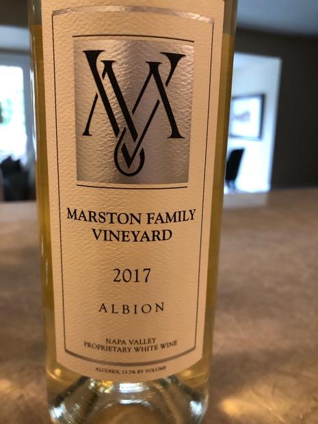 2017 Marston Family Vineyard Albion, USA, California, Napa Valley ...