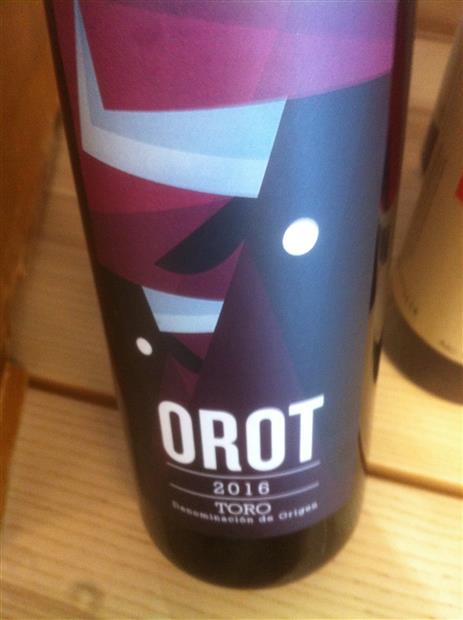 2016 Bodegas Toresanas Toro Orot, Spain, Castilla y León, Toro - CellarTracker