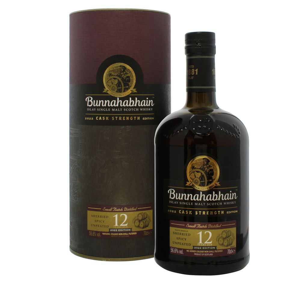 2023 Bunnahabhain 12 Year Old Cask Strength 2022 Edition Single Malt ...
