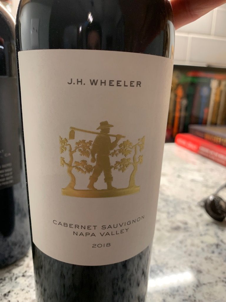 2019 J.H. Wheeler Cabernet Sauvignon, USA, California, Napa Valley ...