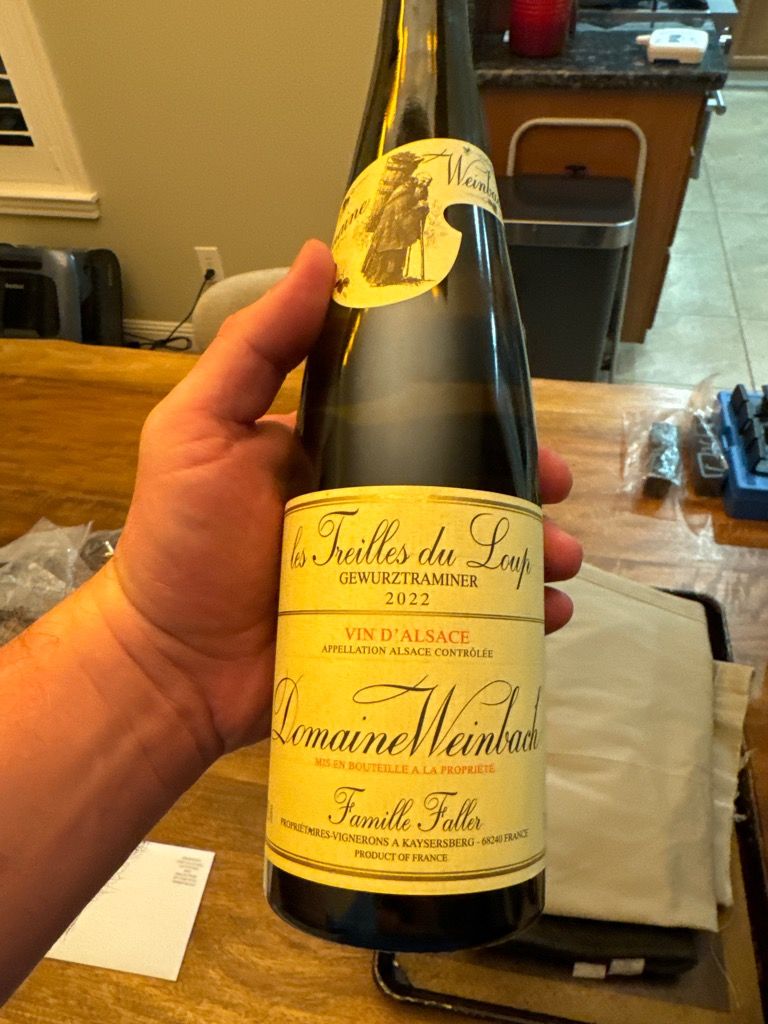 2023 Domaine Weinbach Gewurztraminer Les Treilles du Loup, France ...