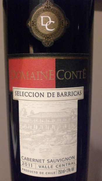 2007 Domaine Conté (Beringer Blass) Cabernet Sauvignon Selección de ...